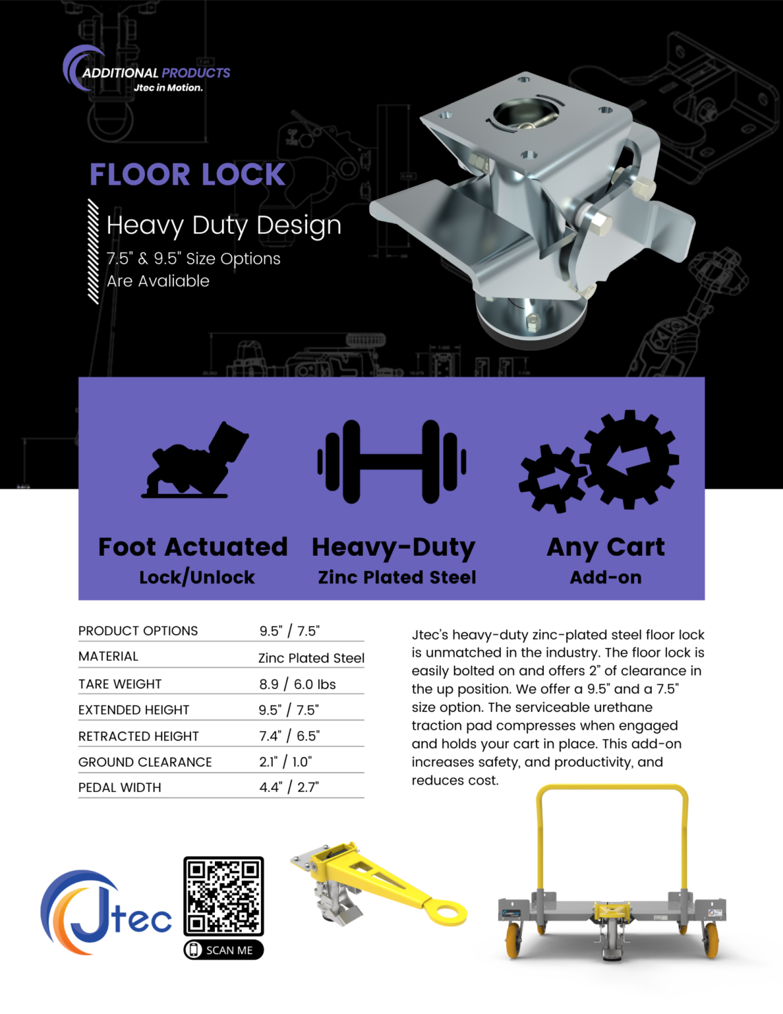 Floor Lock - Spec Sheet - Jtec Products